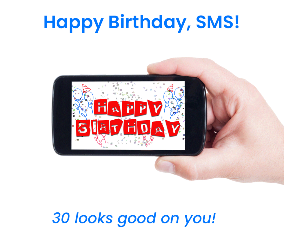 SMS Turns 30! – Commio